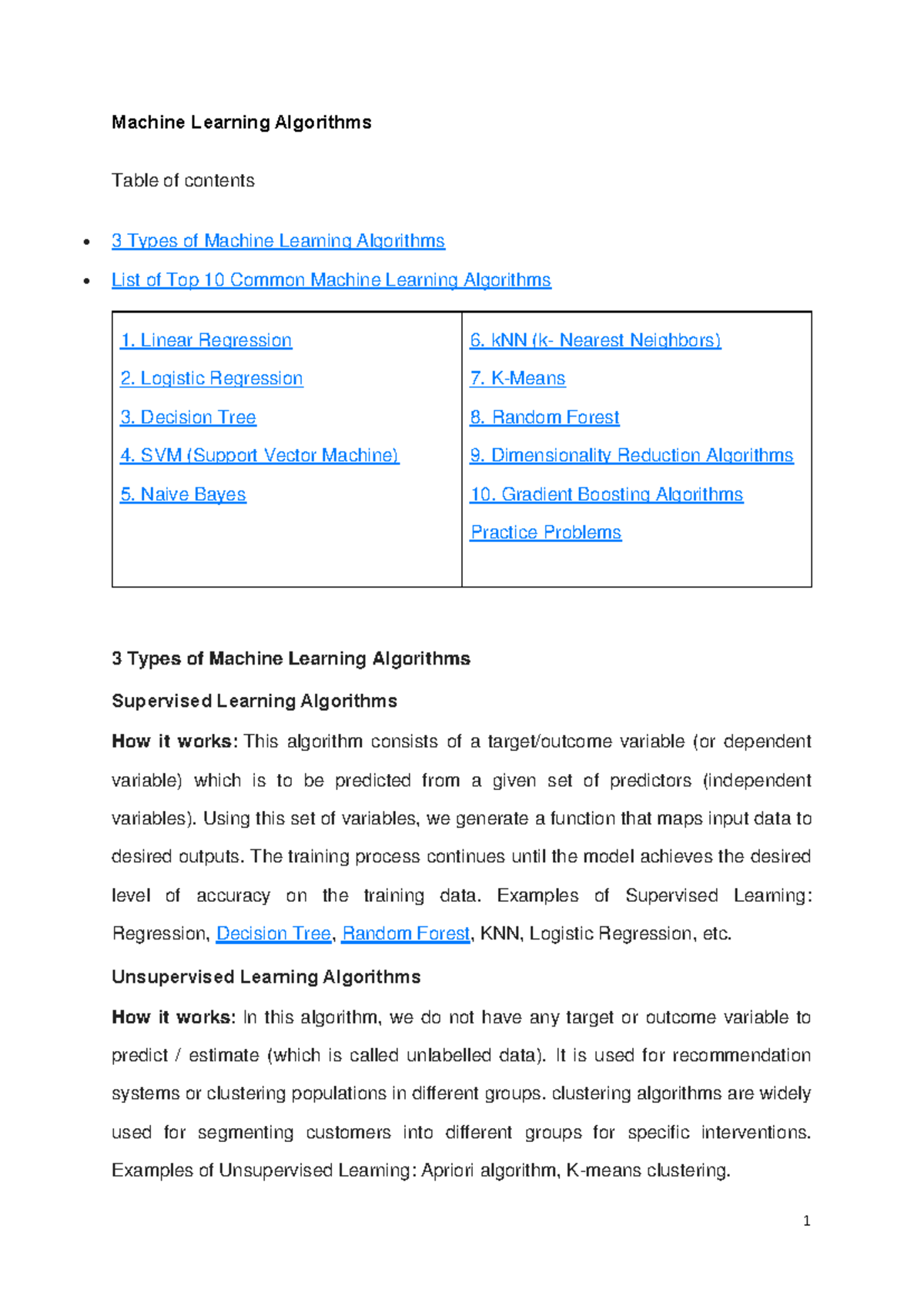 SECOND LESSON ON MACHINE LEARNING THE VERY SECOND LESSON - Machine ...