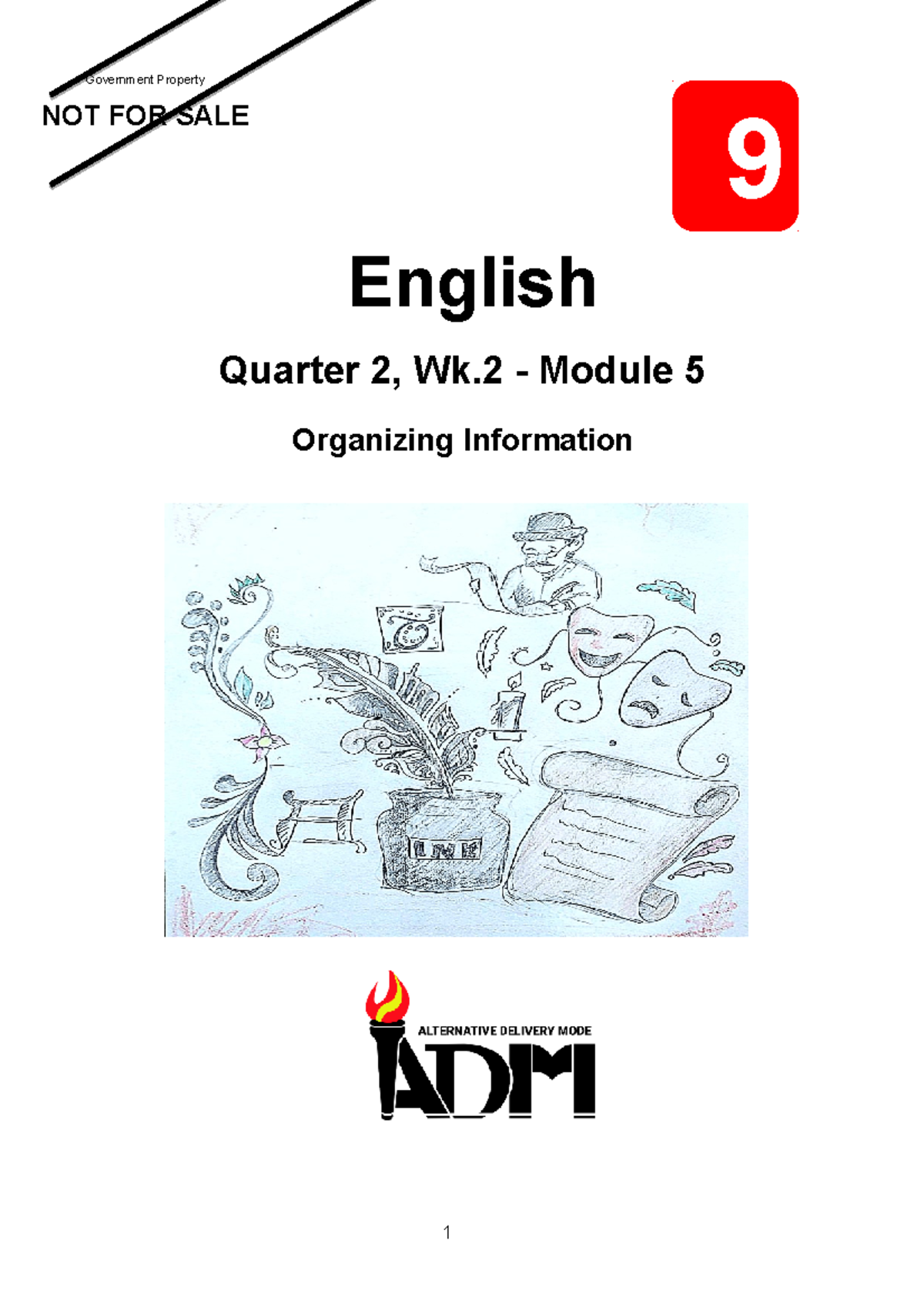 Eng9 Q2 M5 W2 Organizing Information V5 - English Quarter 2, Wk - Module 5 Organizing ...