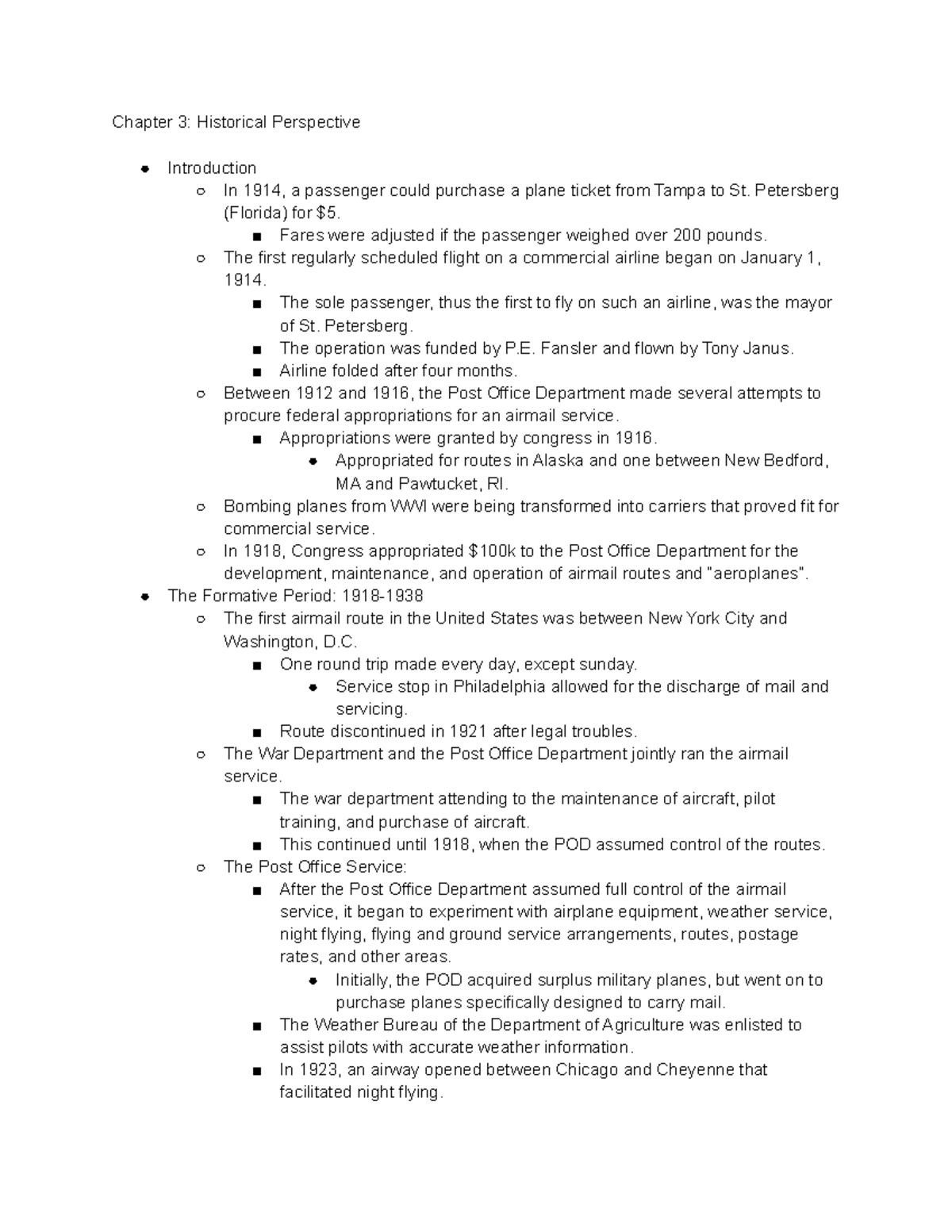 AVIT111 - Chapter 3 - Self Notes - Chapter 3: Historical Perspective ...