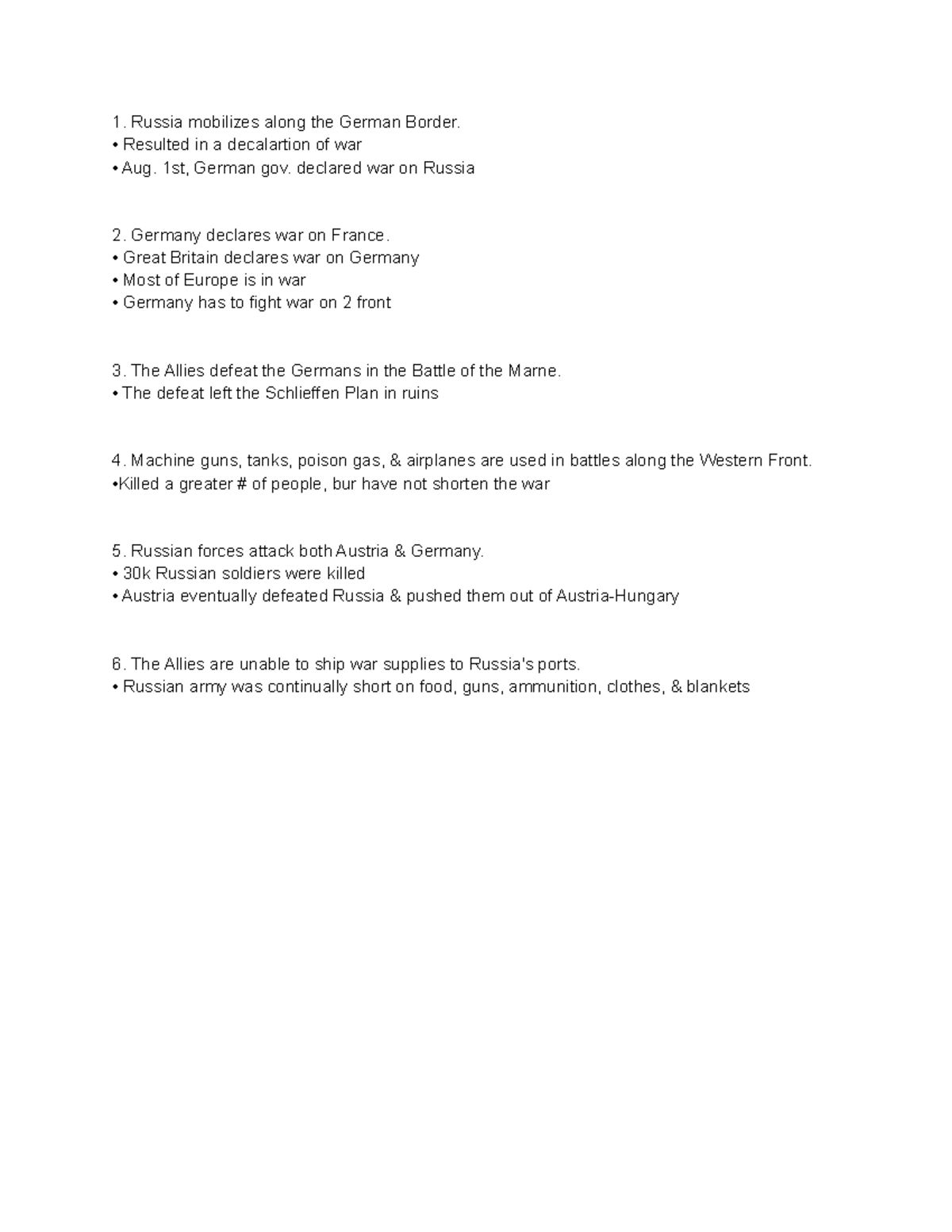 Europe Plunges into War - Russia mobilizes along the German Border ...