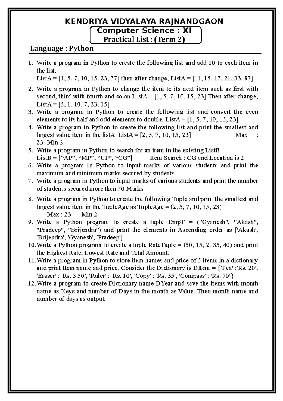 11 CS Term 2 Practical - kmukvyb,lunimk - KENDRIYA VIDYALAYA ...
