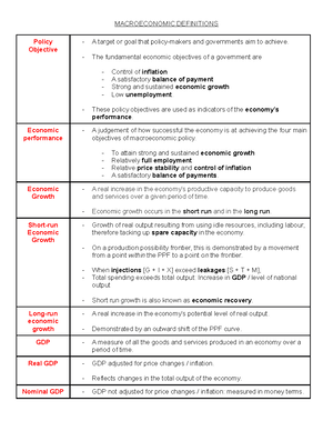 2.6. Macroeconomic Objectives and Policies - Edexcel Economics (A) A ...