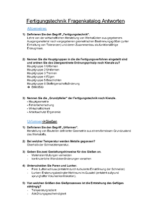 FT2 Fragenkatalog - PRT1-Fragenkatalog 1a. Welche Spanarten gibt es ...