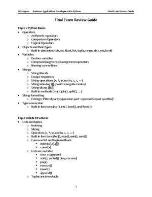 Isom3400 syllabus updated - ISOM 3400 - Python Programming for Business Analytics Summer 2019 ...