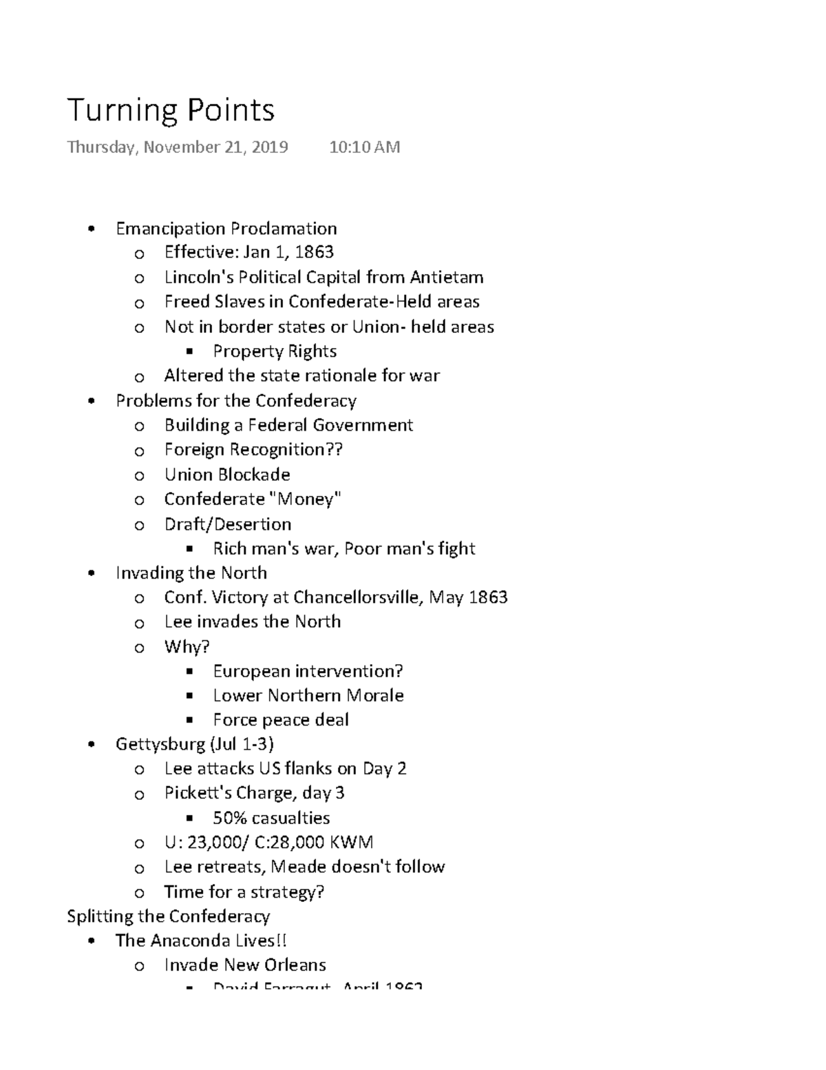 Turning Points-US History to 1877 - Warning: TT: undefined function: 32 ...