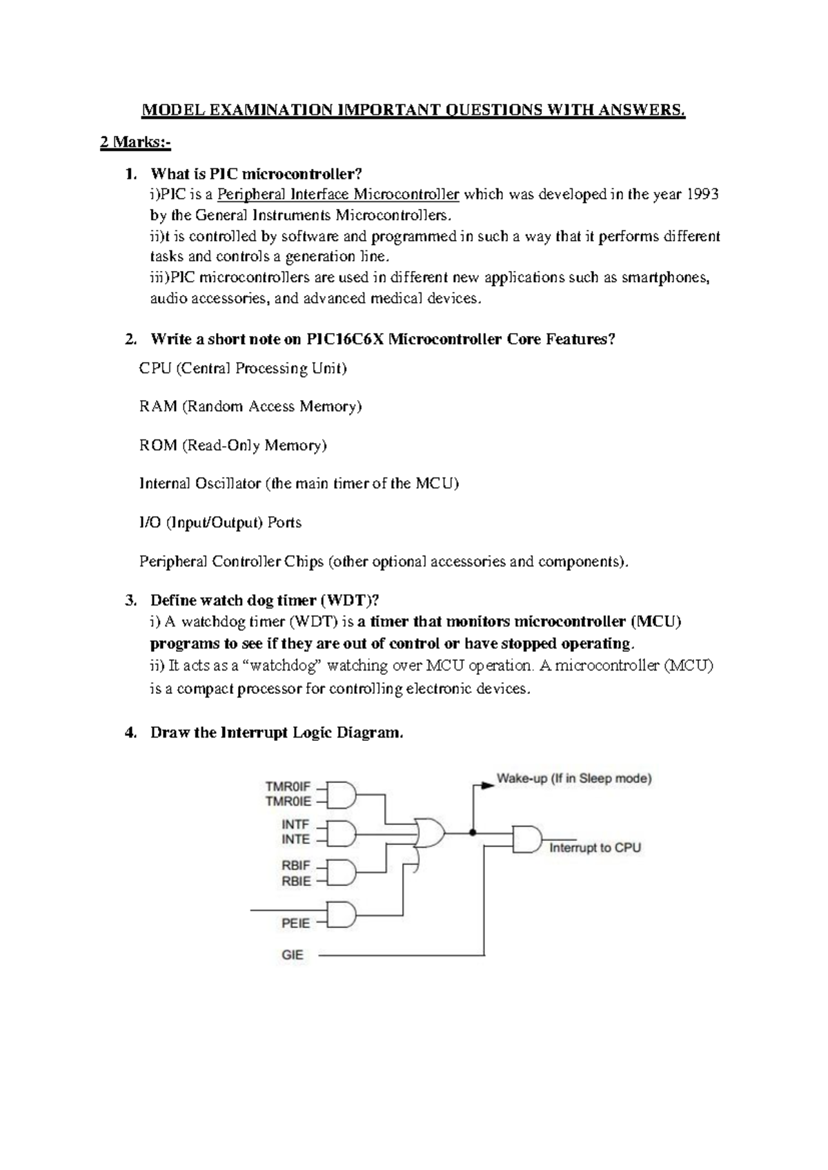 MBSD important Q&A NEW - MODEL EXAMINATION IMPORTANT QUESTIONS WITH ANSWERS. 2 Marks:- 1. What ...