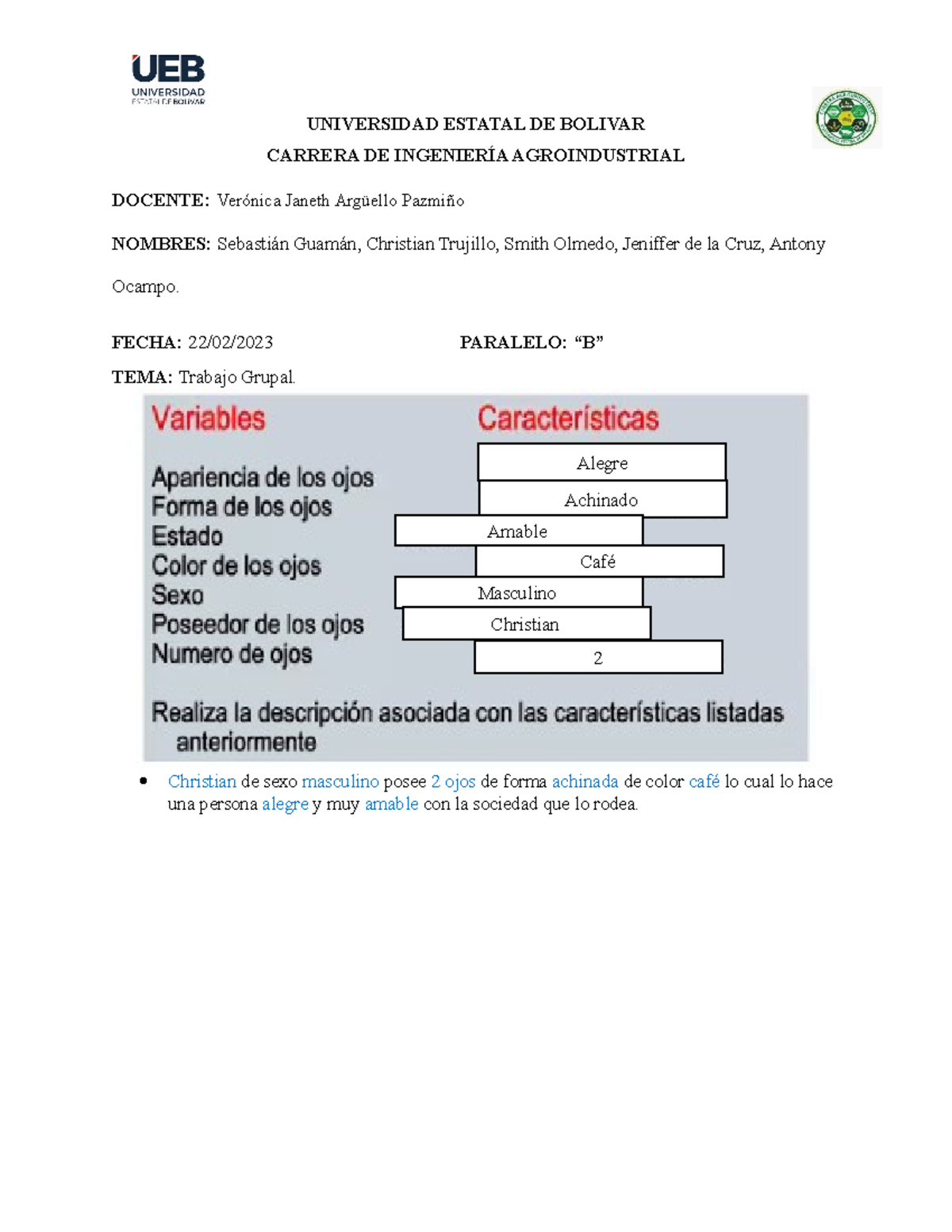 Trabajo grupal desarrollo - Realidad nacional - UNIVERSIDAD ESTATAL DE ...