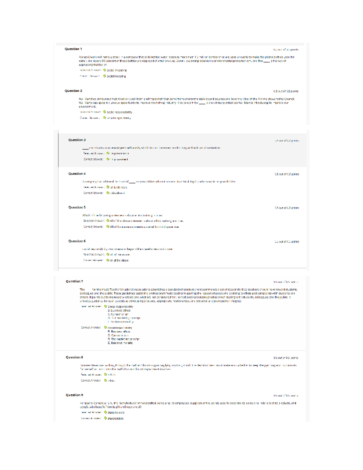 BAM 101 Lesson 2 Practice Questions - BAM101 - Studocu