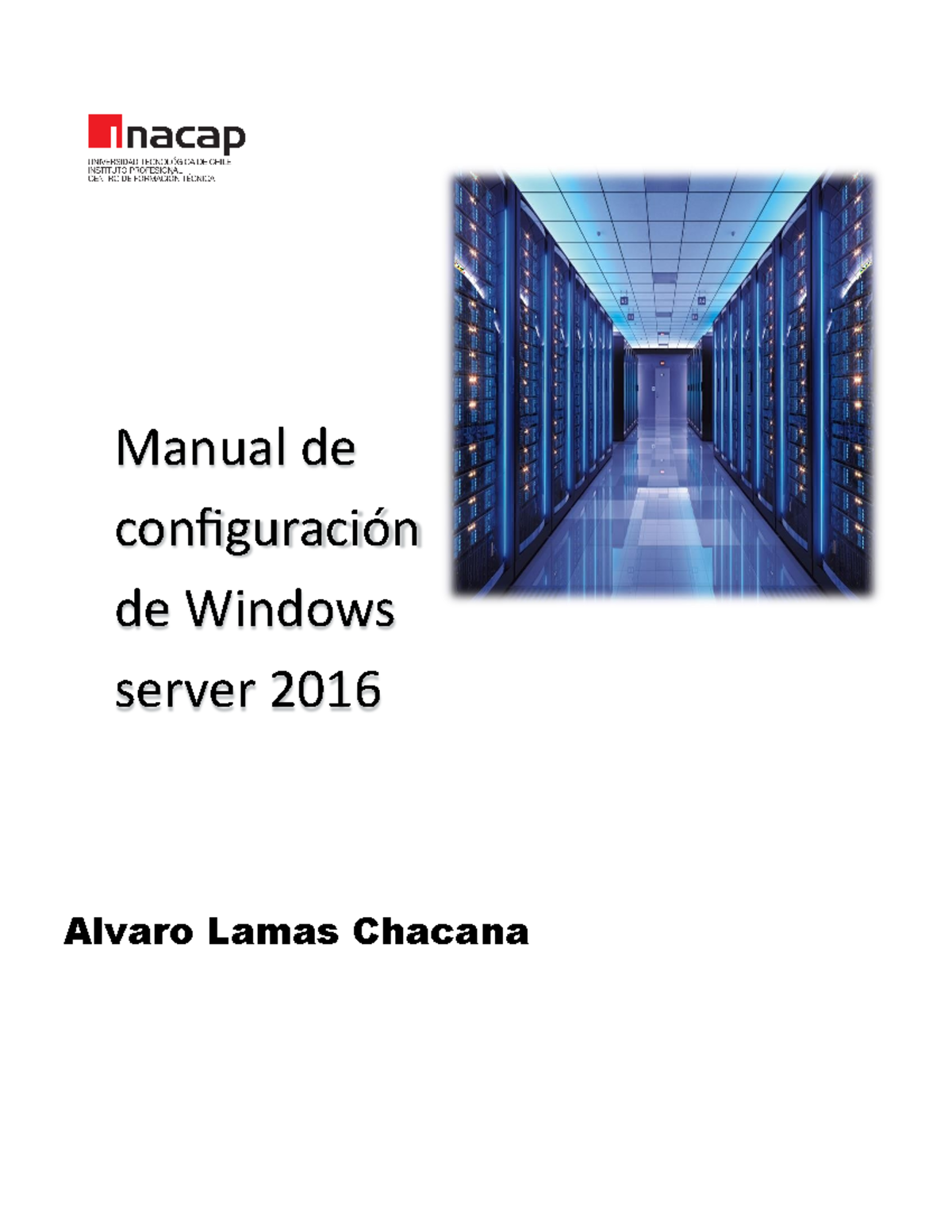 Prueba manual Windows Server - Clic en el recuadro rojo abre la ...