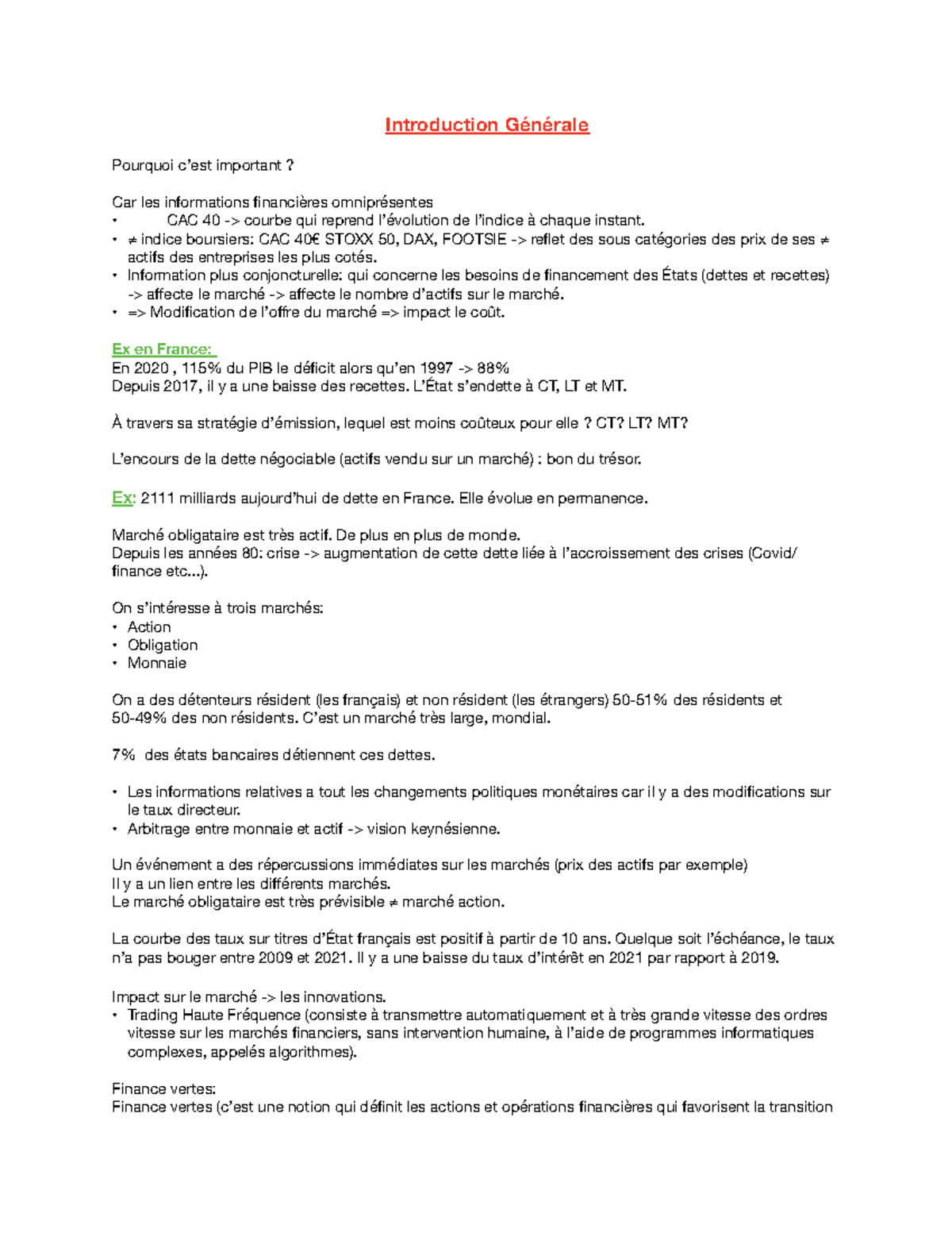 Introduction générale - Introduction Générale Pourquoi c’est important ...