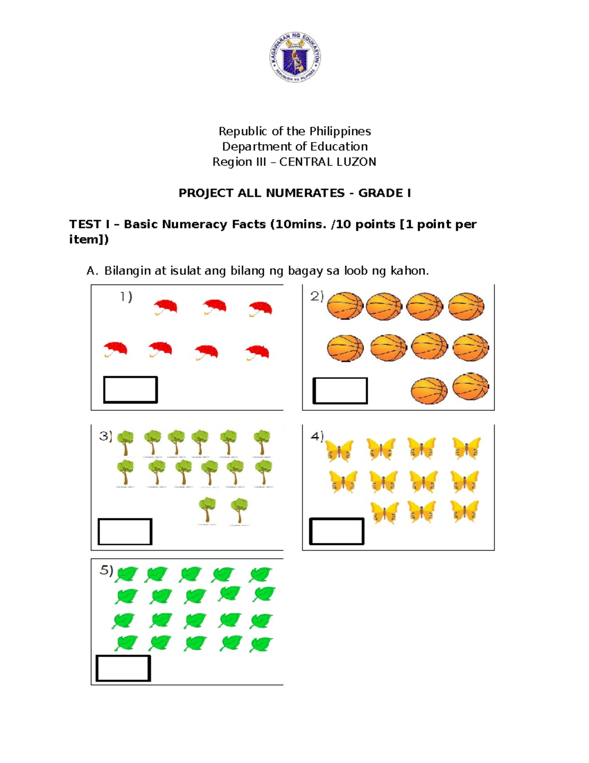 Grd-1 Project-AN - Republic of the Philippines Department of Education ...