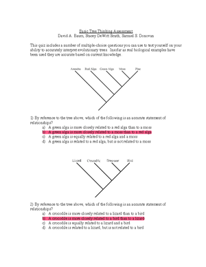BIOL 4342 Worksheet 4 - BIOL 4342 UT Permian Basin Name: Chyra Thompson ...