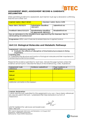 BCE Checklist 1 - scdd - Unit 9 Assignment A Checklist Criteria What do ...