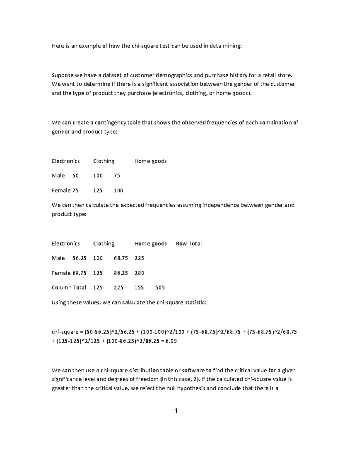Chi - SQuare Personal - Here is an example of how the chi-square test ...