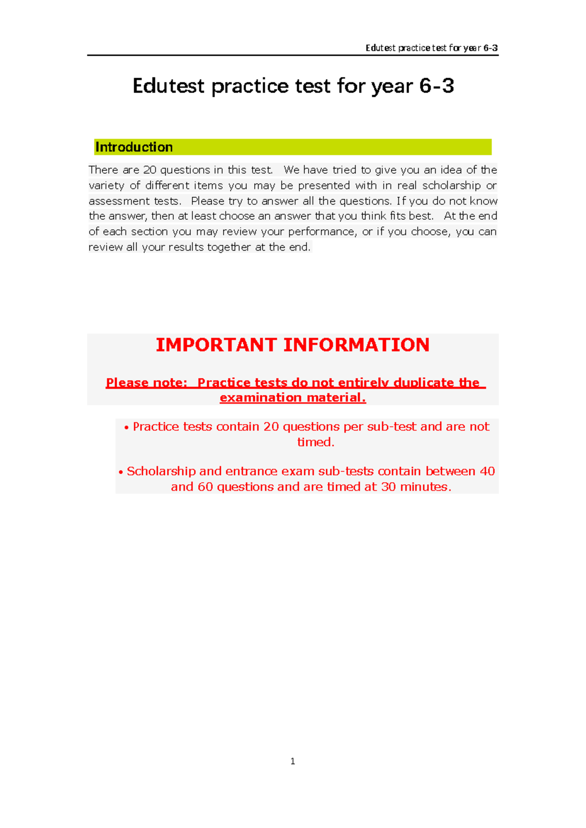 Verbal reasoning practice test (Verbal reasoning for year 8 - 9 kids ...