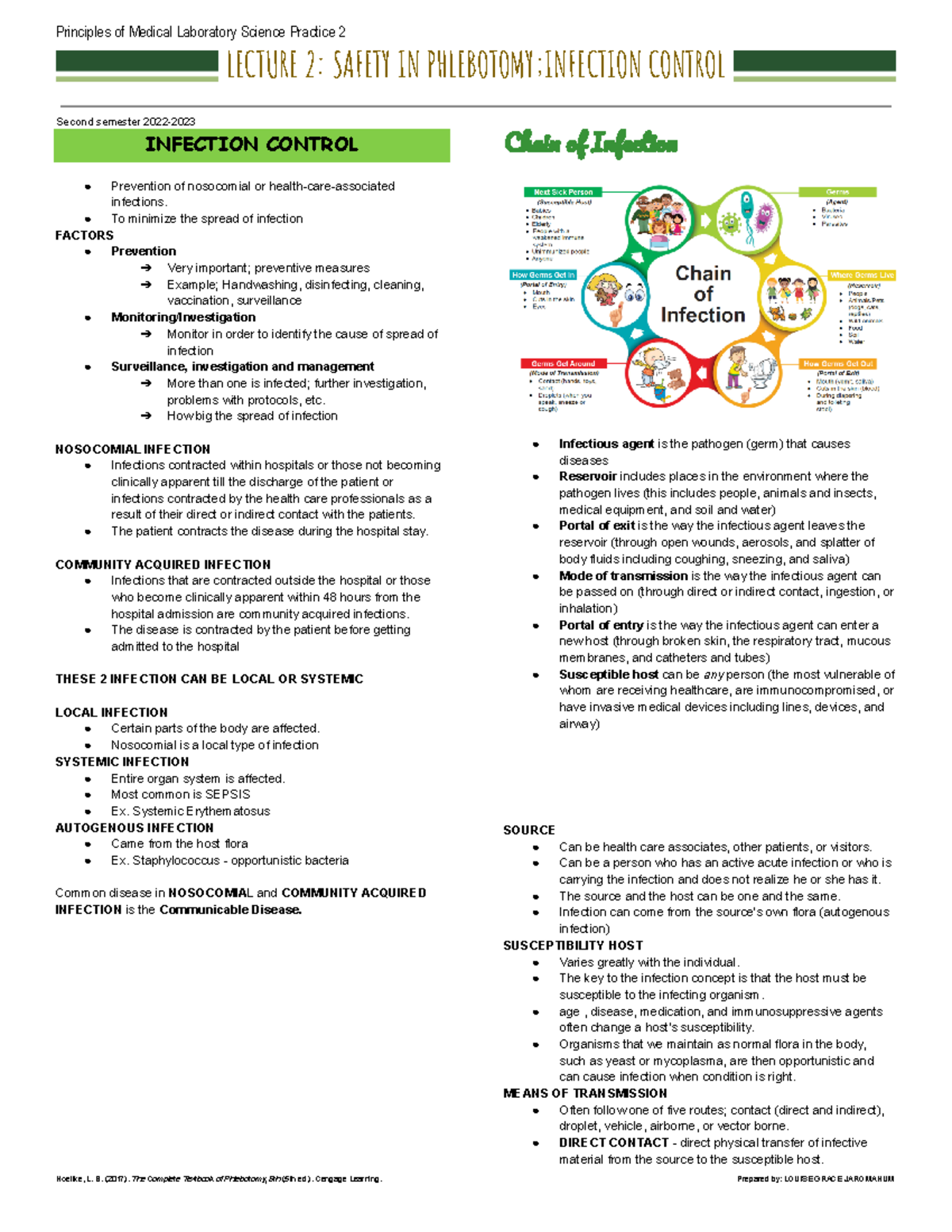 Lecture 2 PMLS2 Trans - principles of medical laboratory science ...