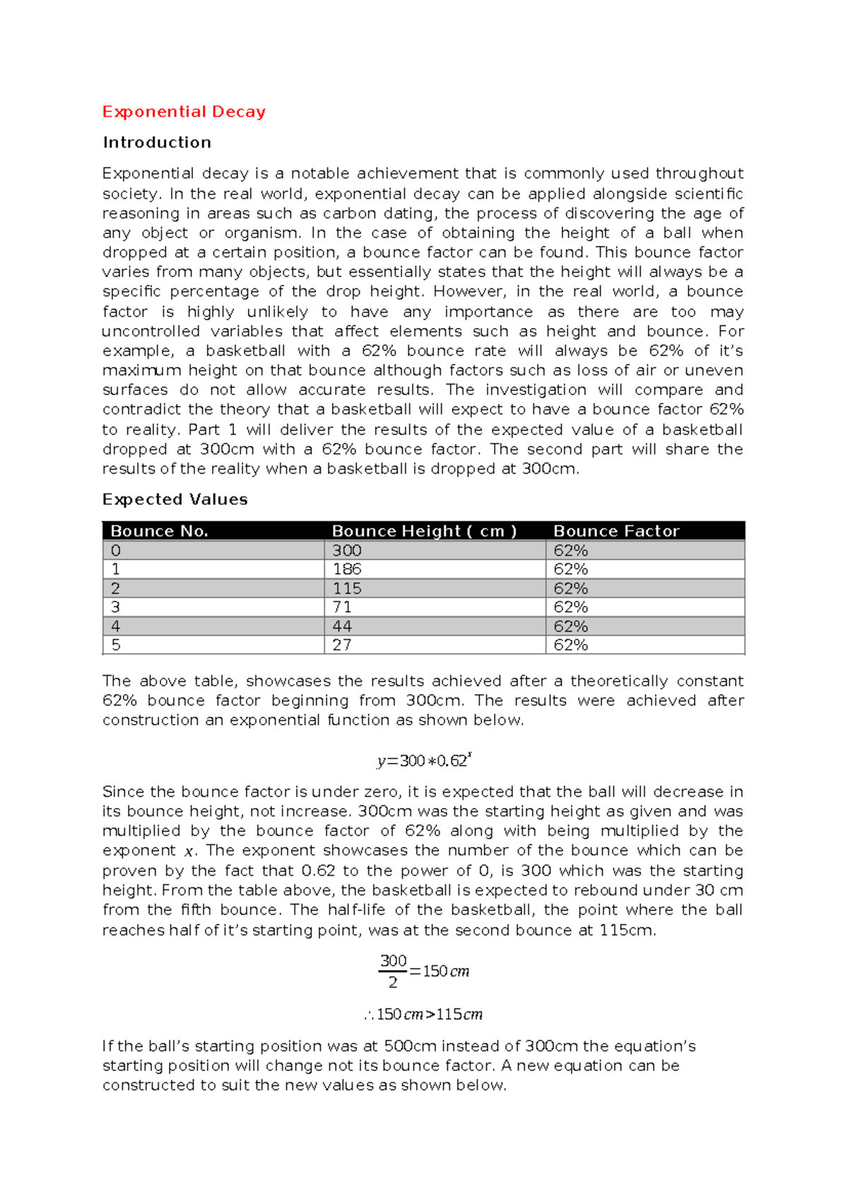 Exponential Decay - Exponential Decay Introduction Exponential decay is ...