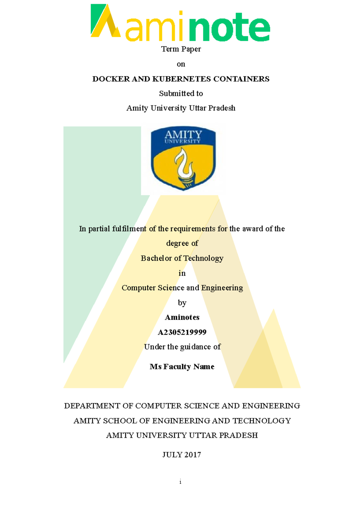 Aminotes - NTCC Project Docker AND Kurbernetes Containers - aminote i ...
