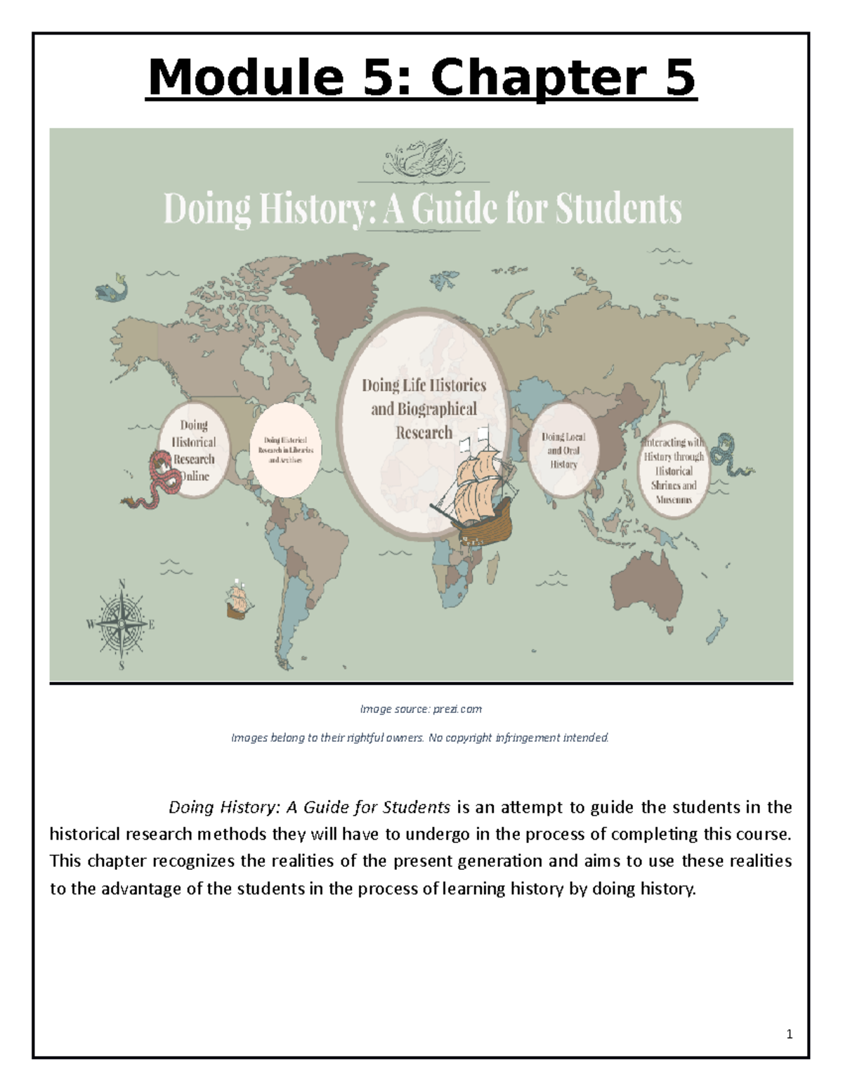 History-5 - Readings on Philippine History - Module 5: Chapter 5 Image source: prezi Images ...