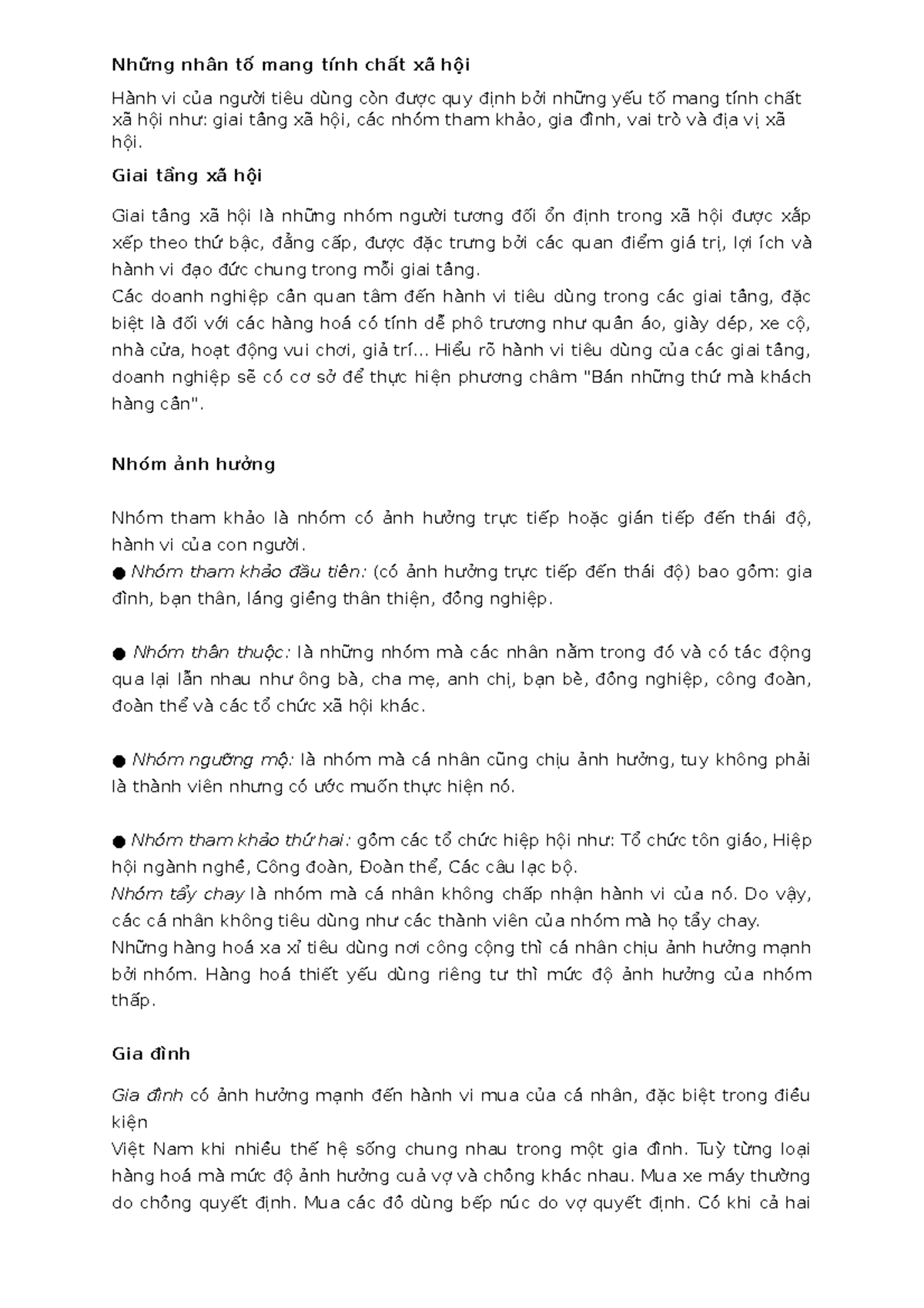 Bài 3 Chương 2 - sdfgsdfg - Những nhân tố mang tính chất xã hội Hành vi ...