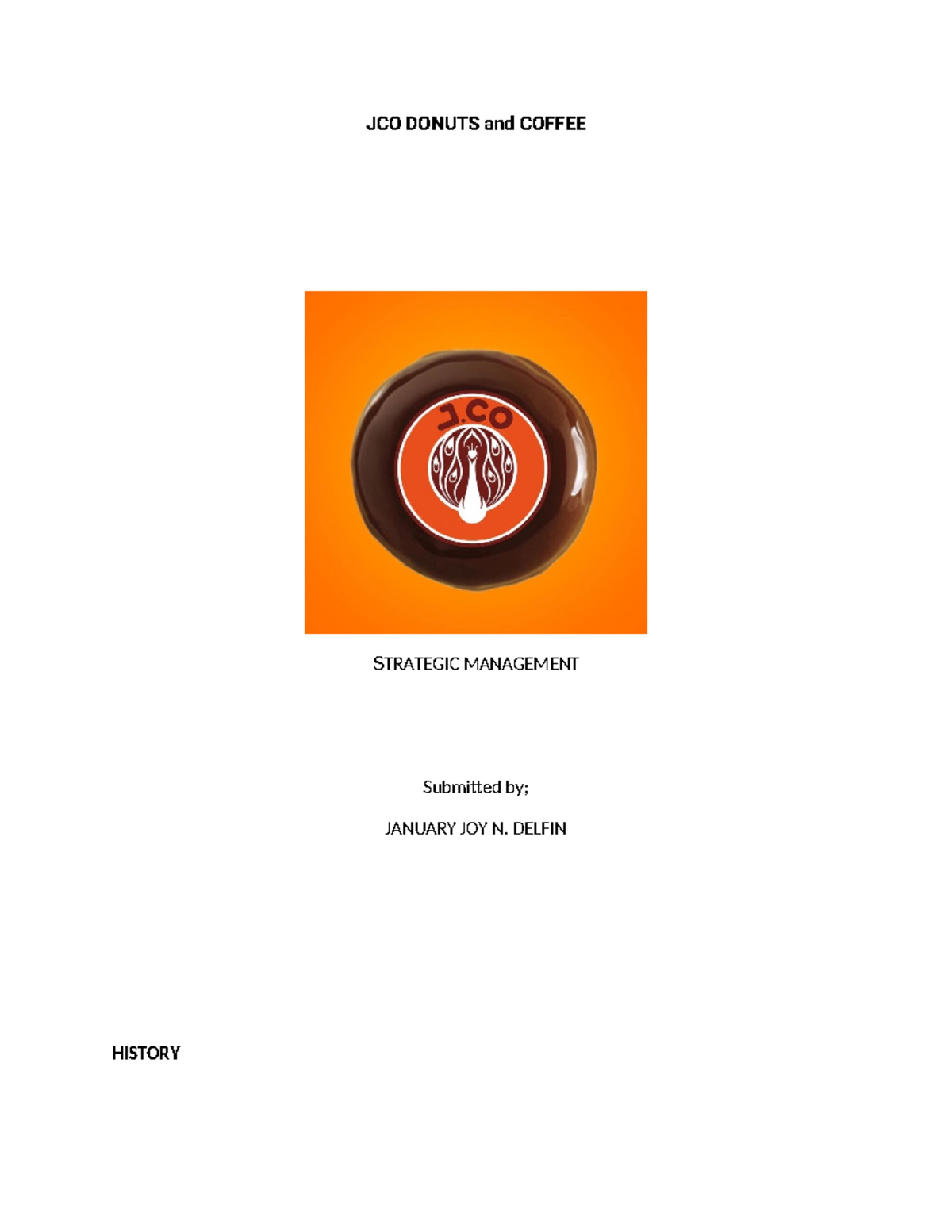 For defense JCO strat - JCO DONUTS and COFFEE STRATEGIC MANAGEMENT ...