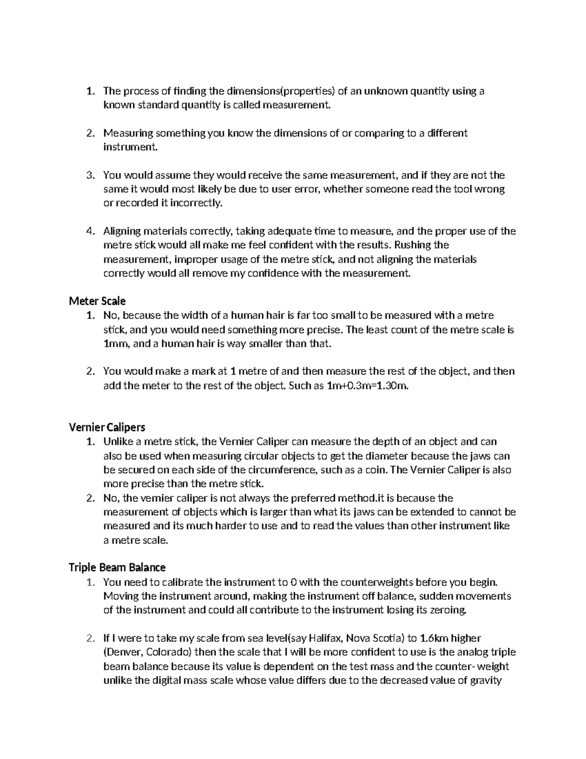 Conceptiual questions - The process of finding the dimensions ...