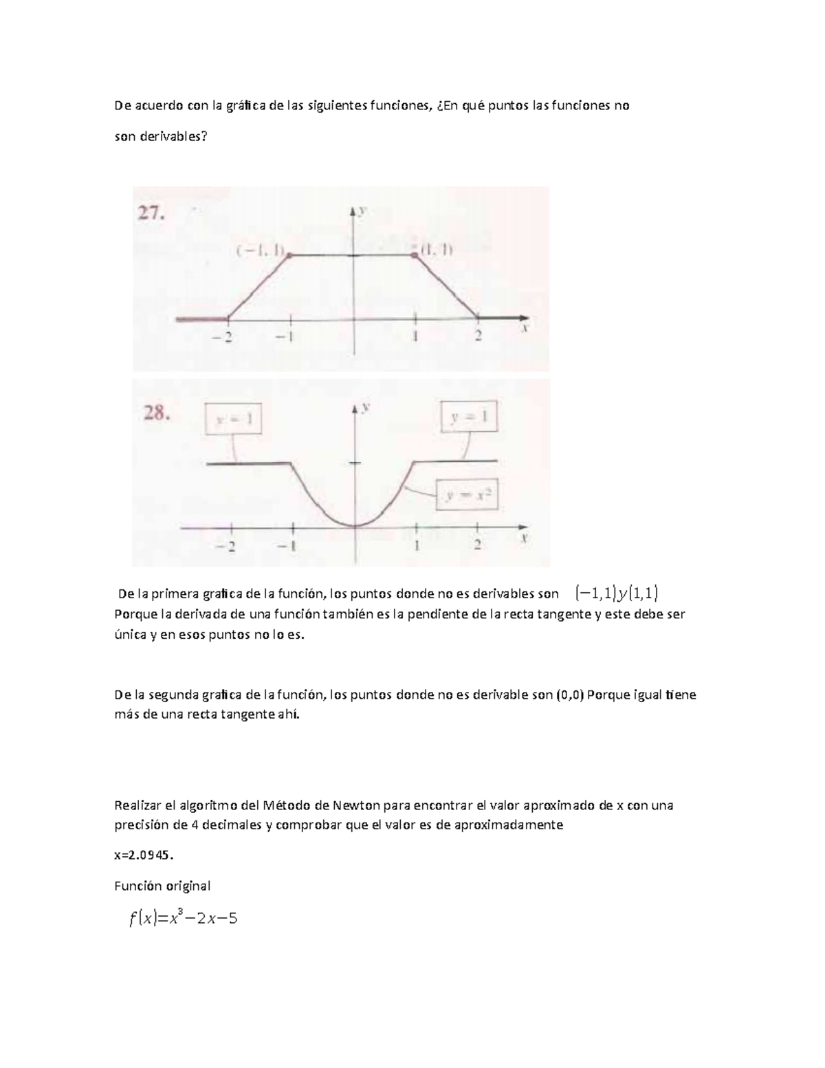 Clase 14Albino C - De acuerdo con la gráfica de las siguientes ...