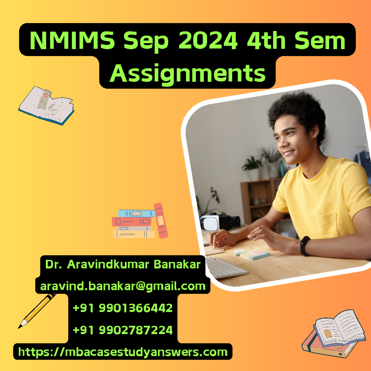 NMIMS SEP 2024 4th Sem Assignments by Dr. Aravind Banakar - 9901366442 - 9902787224 - Studocu