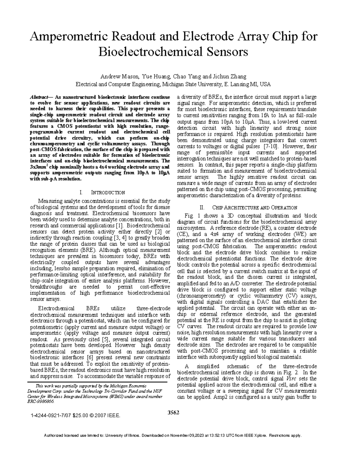 Capacitors 5 - Capacitor material - Amperometric Readout and Electrode ...