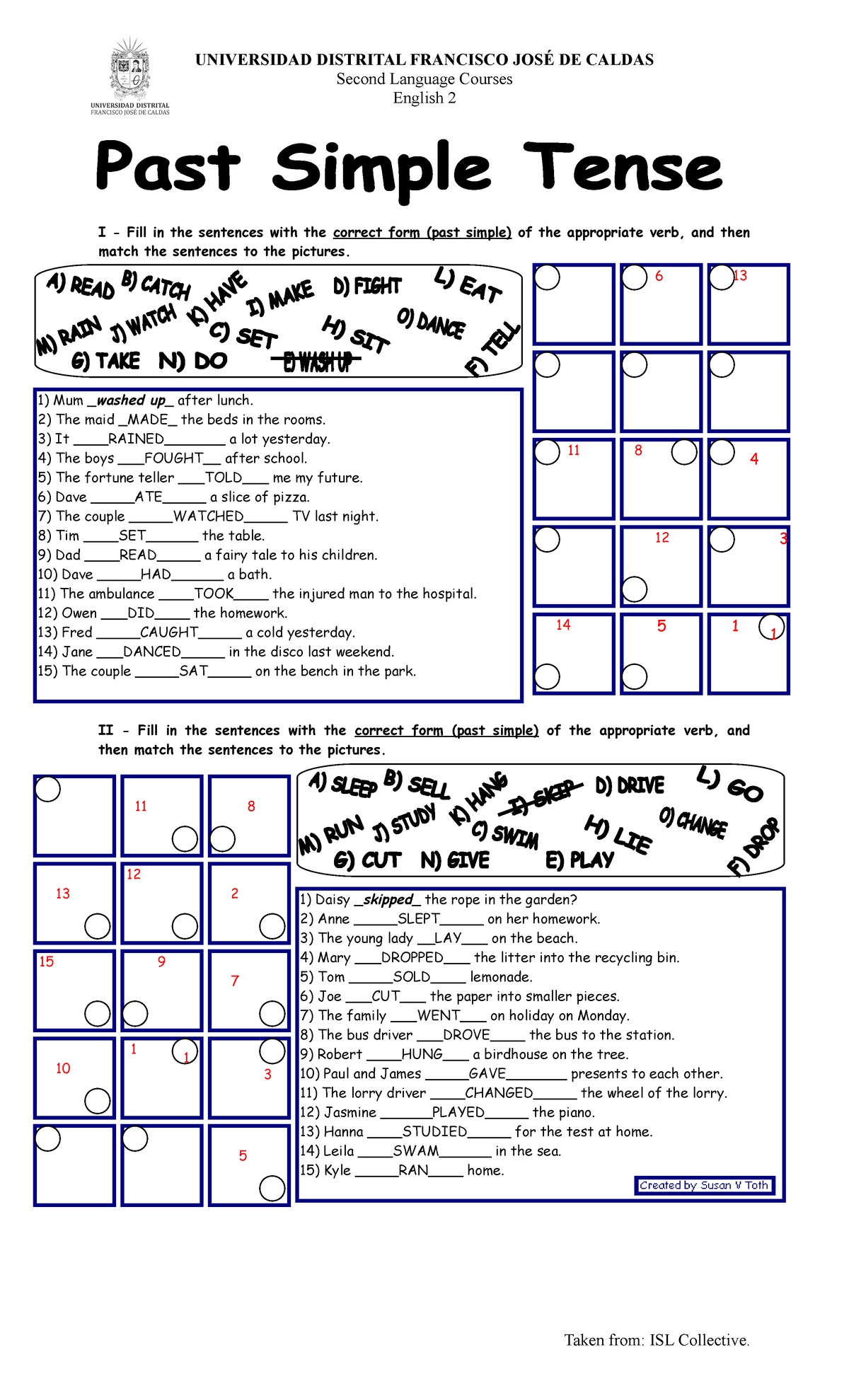 - Week 2 Past simple acttivity - UNIVERSIDAD DISTRITAL FRANCISCO JOSÉ ...