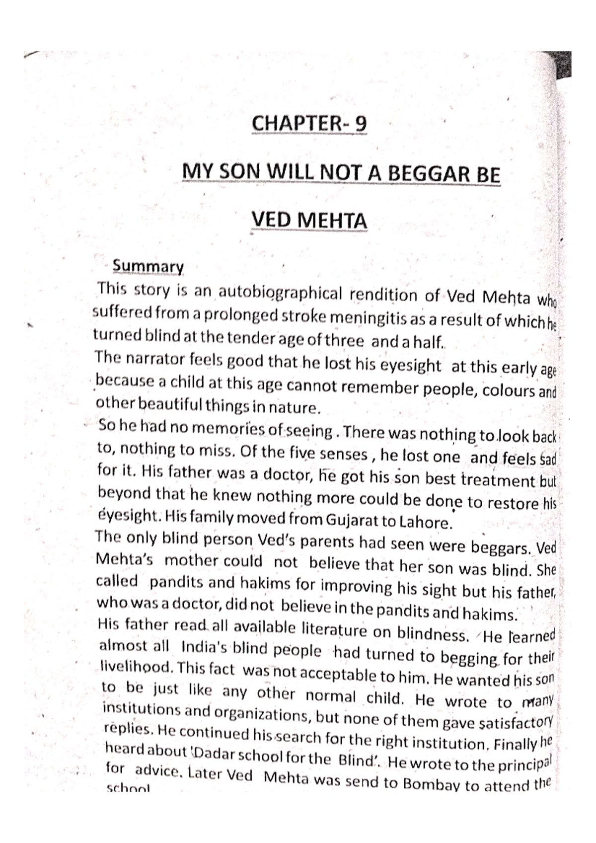 English chapter 9 - Common Course I English - Studocu