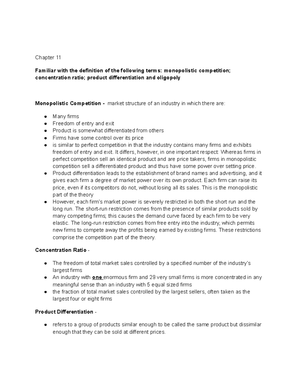 Chapter 11 study guide - Review for tests and exams - Chapter 11 ...