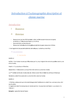 Introduction à l'océanographie géologique - Introduction à l ...