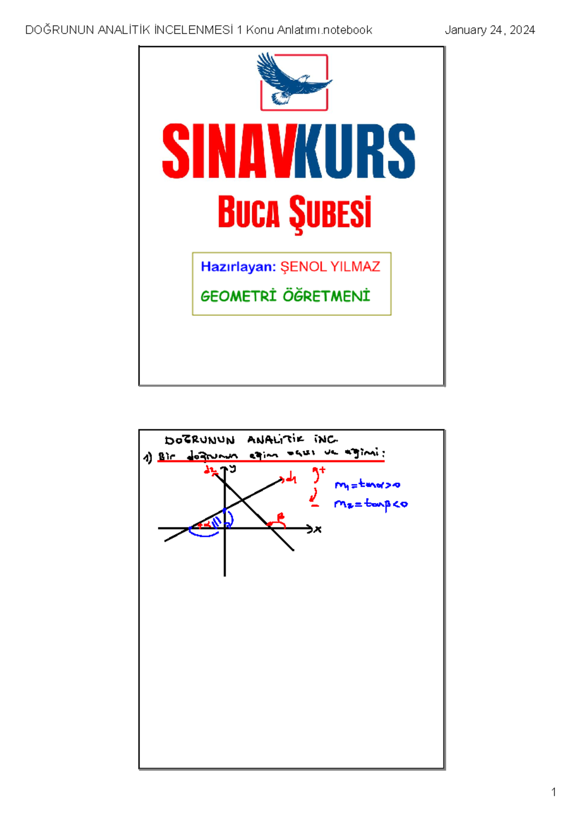 DOĞ Runun Anali̇TİK İ Ncelenmesi̇ Konu Anlatımlı - Matematik - III ...