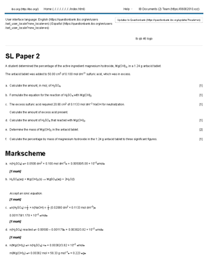 Coordination compounds 1 - IB HL/SL Chemistry - Studocu