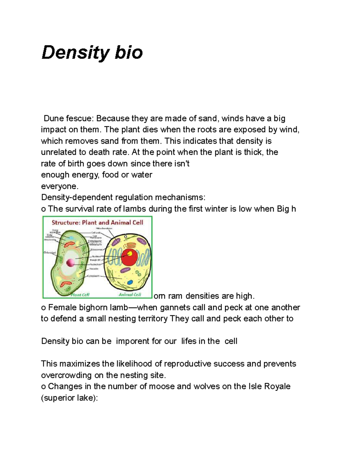 Density in bio - Density bio Dune fescue: Because they are made of sand ...
