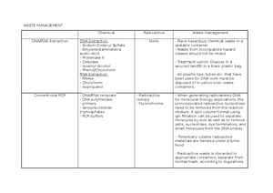 Specimen Management - SPECIMEN MANAGEMENT A major goal of the ...