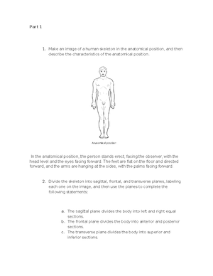 Guia human body care - 1. Anatomy and Physiology Anatomy studies the ...