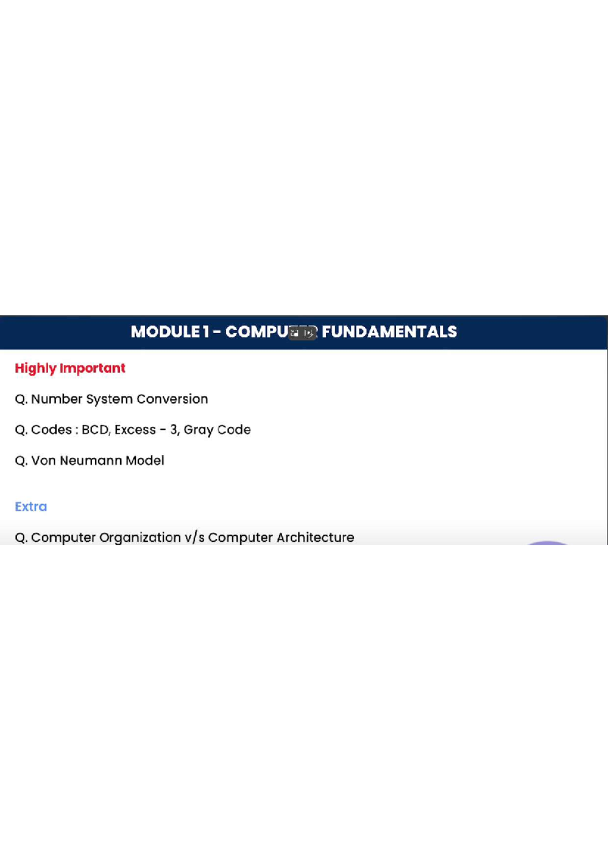 Study plan of DLCOA - Digital Logic & Computer Organisation & Architecture(DLCA/DLCOA) - Studocu