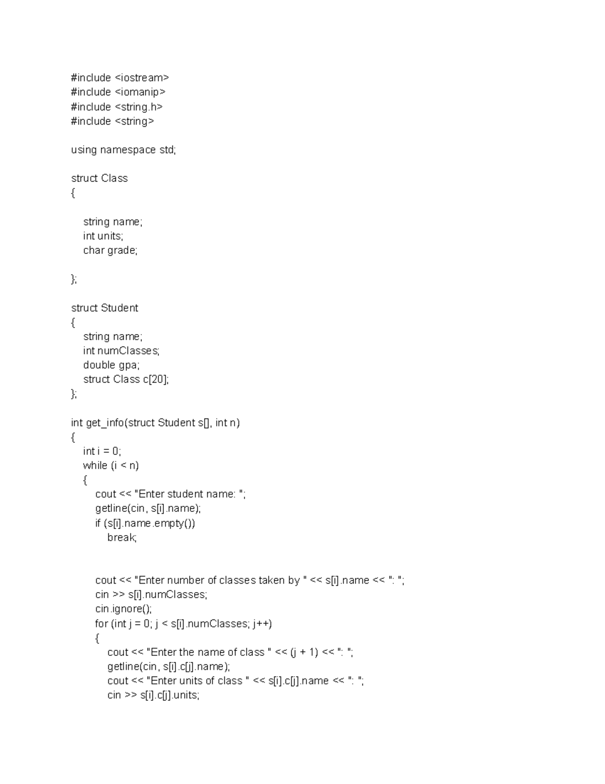 Program #4 - no description - #include #include #include - Studocu