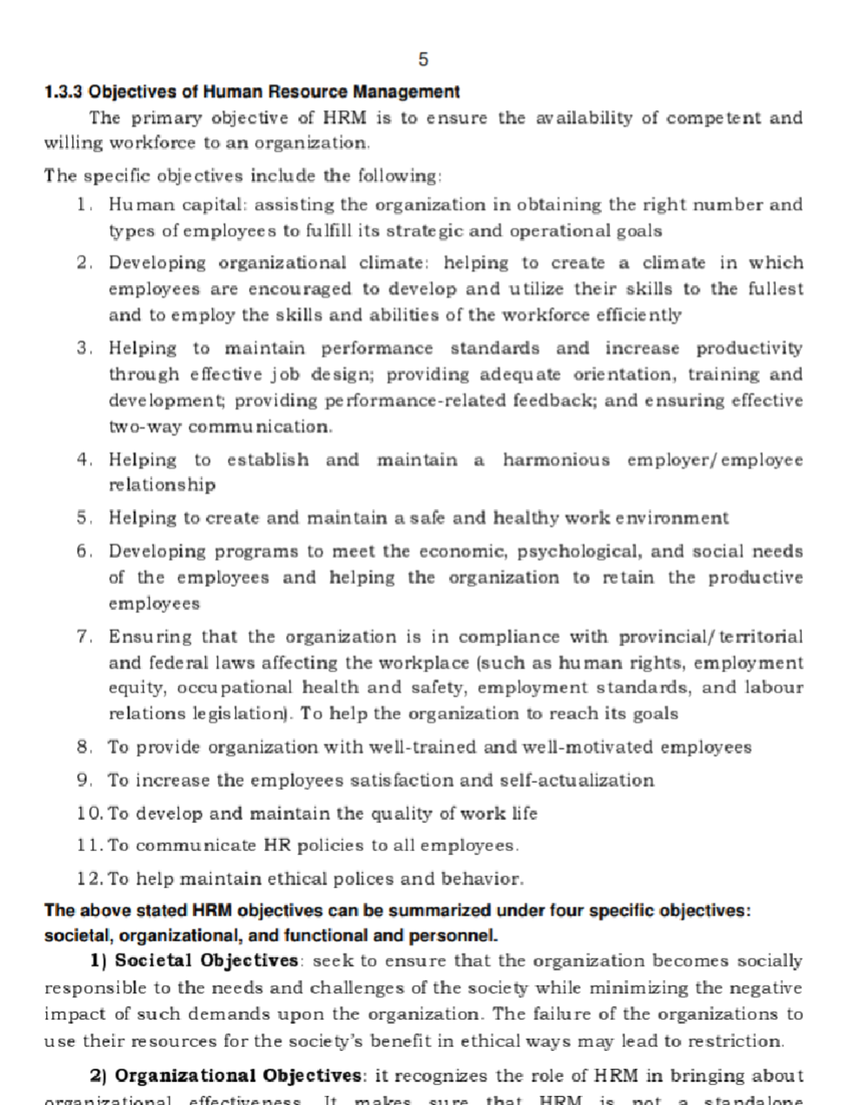 Page 5 - Introduction to Human Resource Management - Studocu
