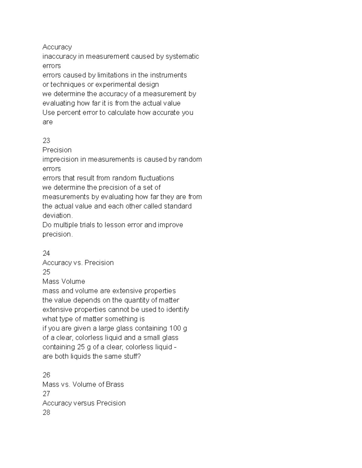 Introductory Chemistry Part 2 - Accuracy inaccuracy in measurement ...