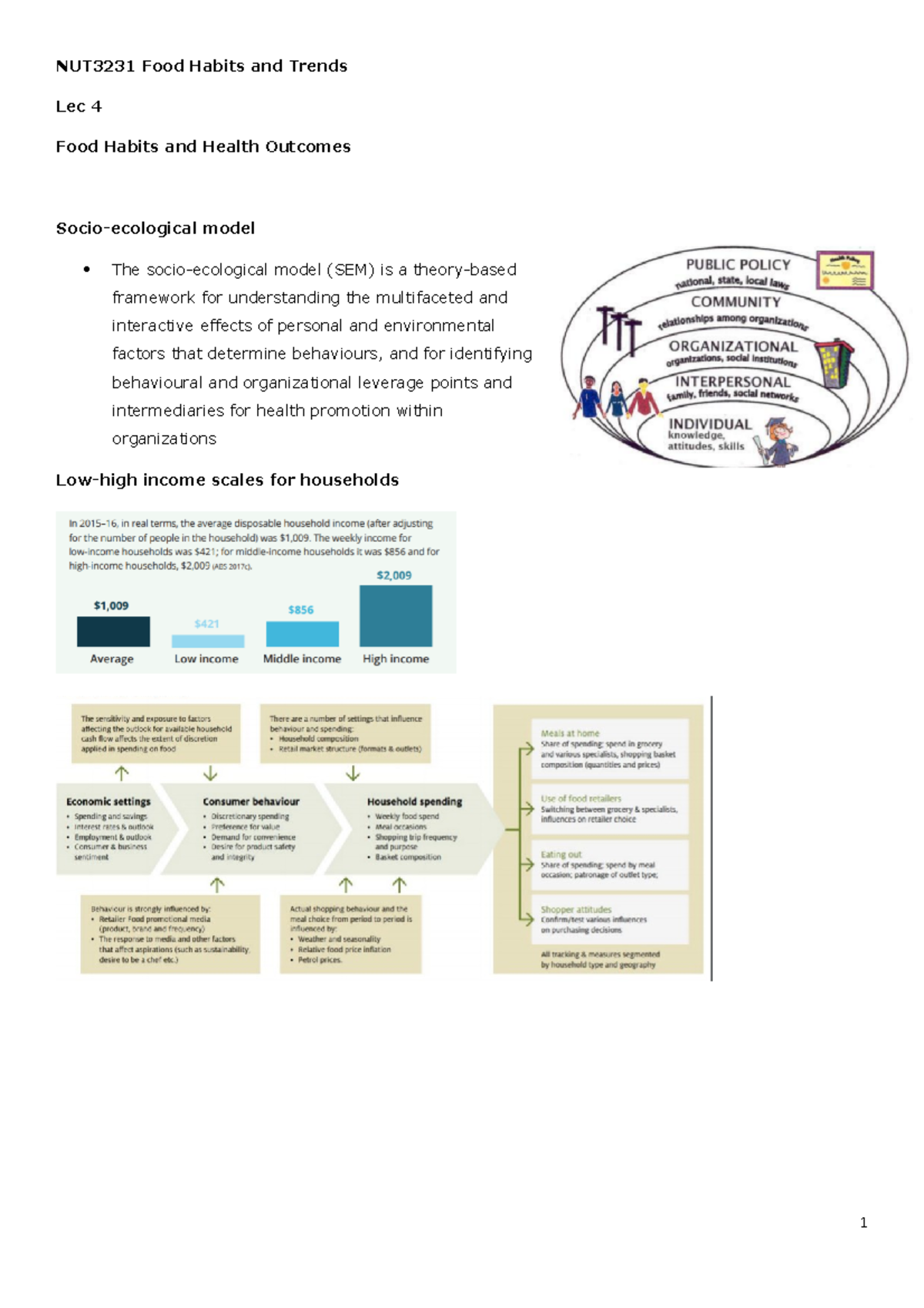 NUT3231 Food Habits and Trends - the increased availabilty of highly ...