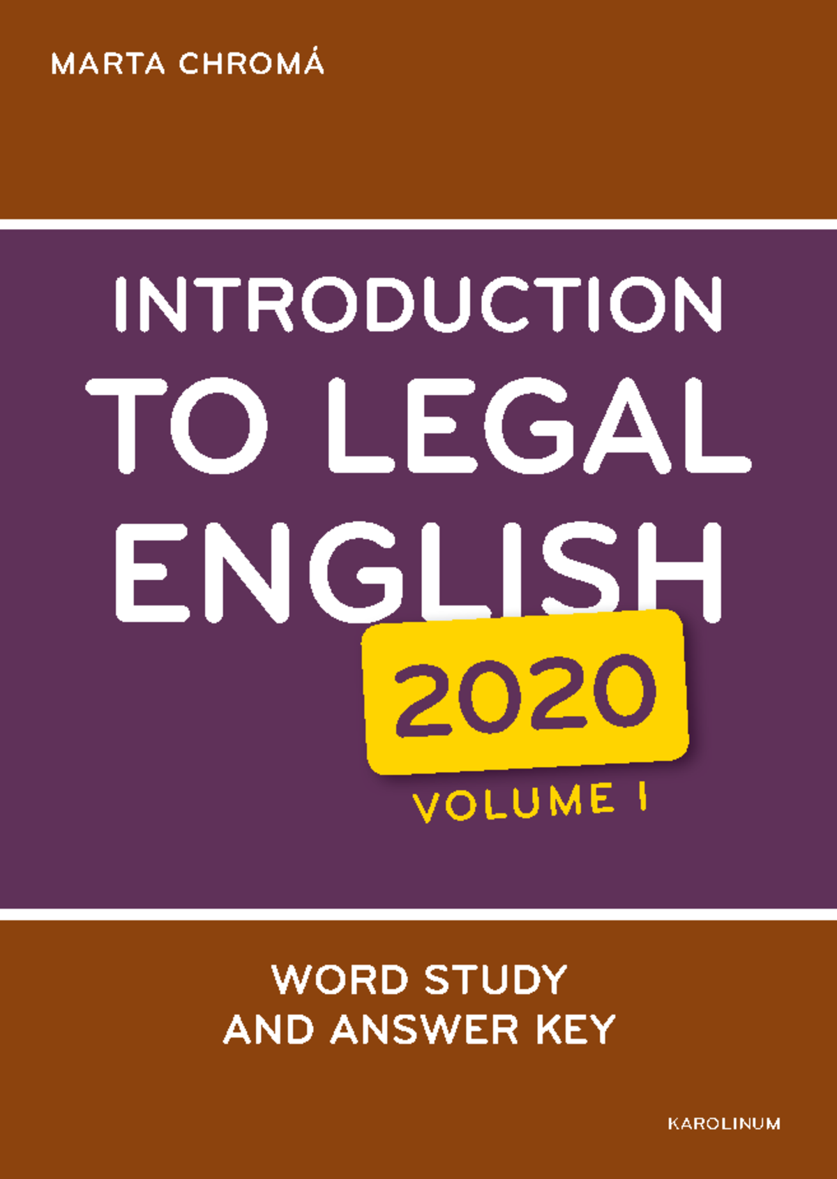 Chroma - Introduction to Legal English I (2020) words and key - INTRODUCTION TO LEGAL ENGLISH ...