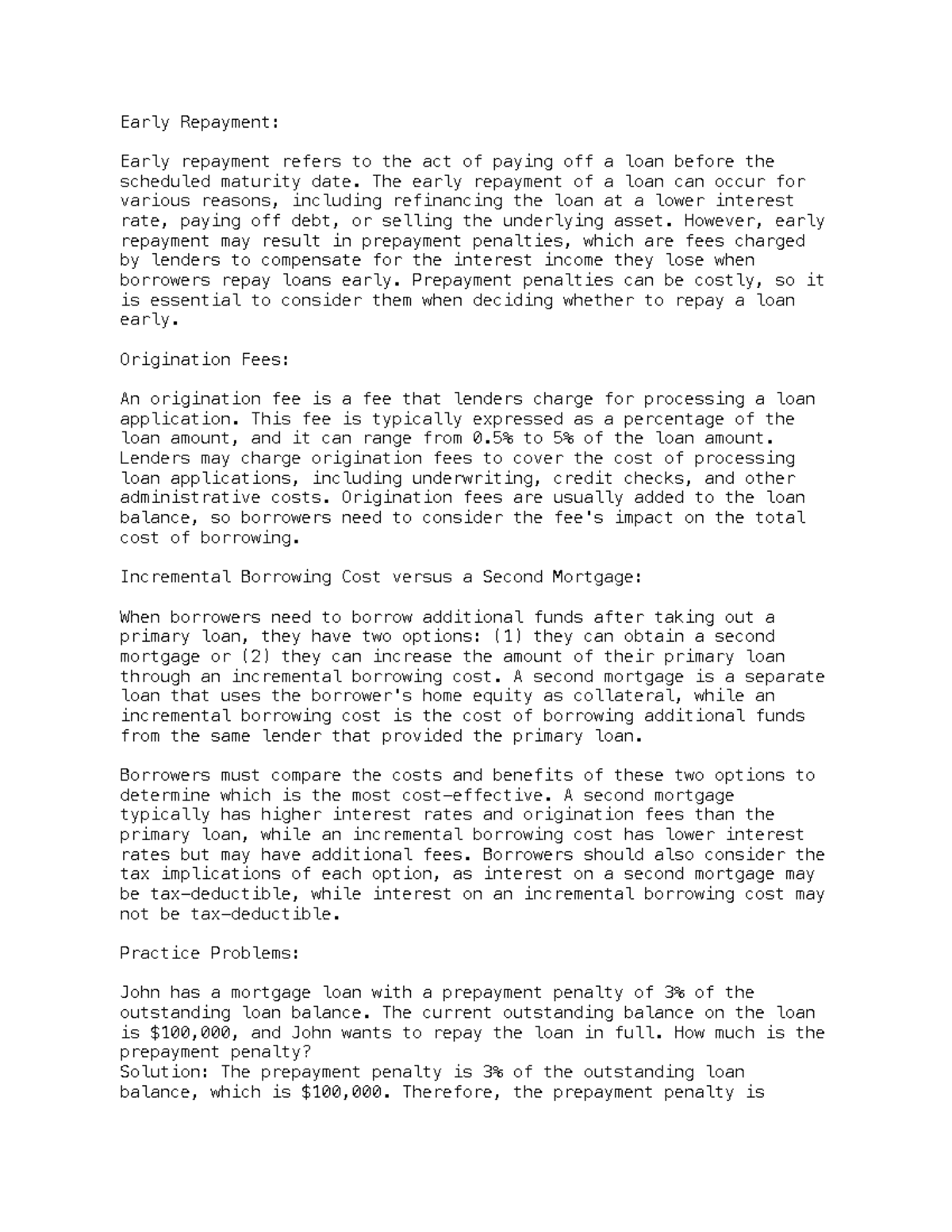 Early Repayment - Early Repayment: Early repayment refers to the act of ...