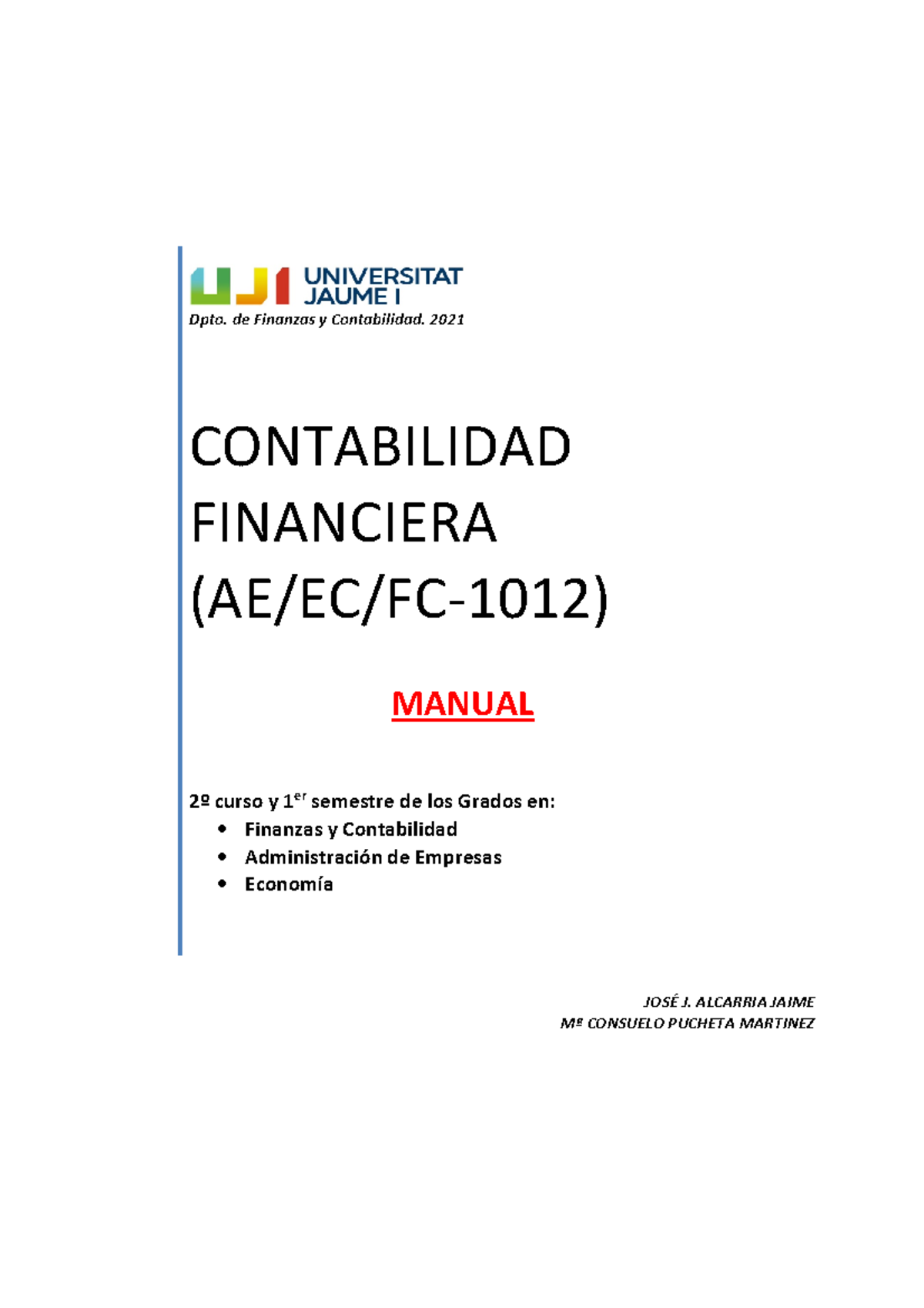 Manual Contabilidad Financiera FC1012 2021-2022 imprimir - JOSÉ J ...