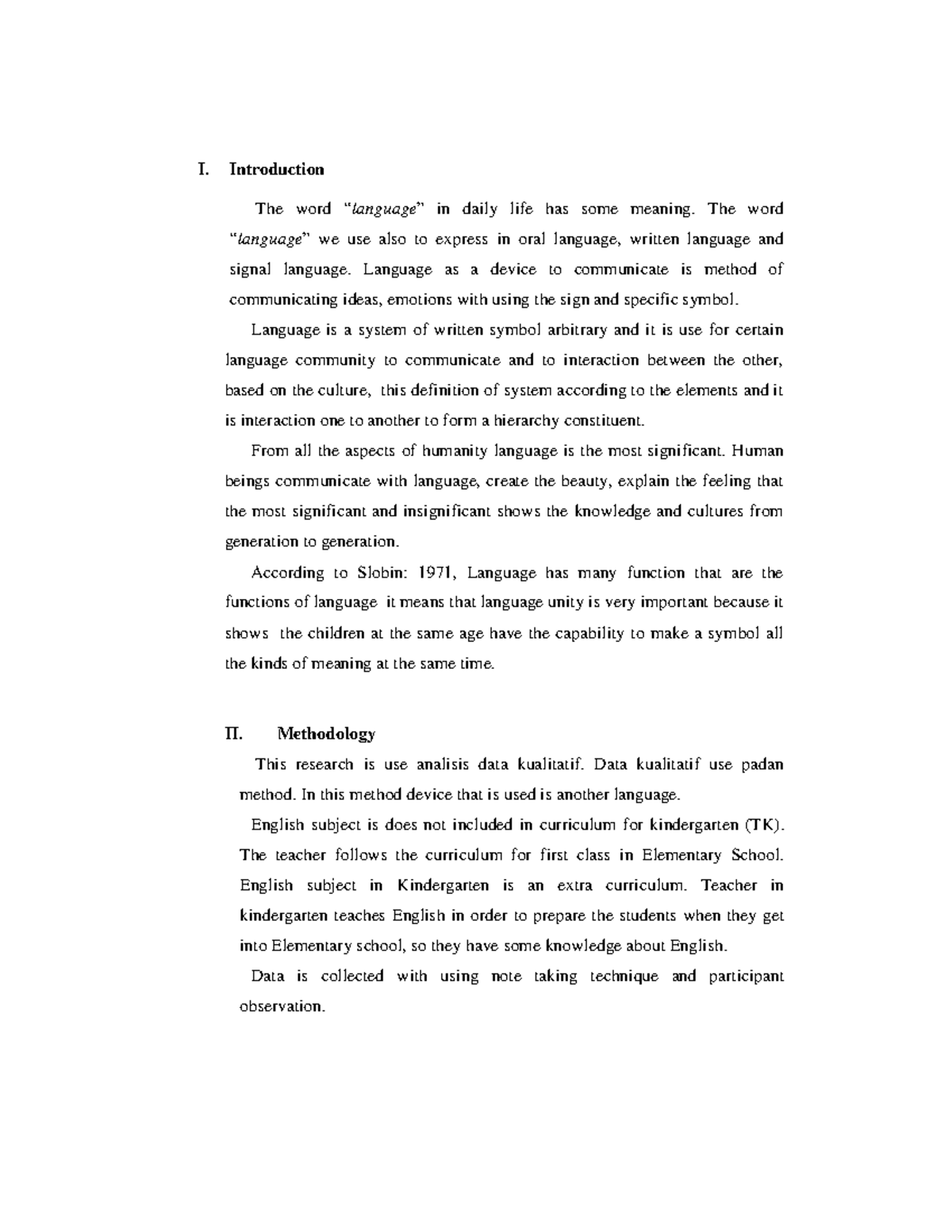 150605 EN method of introduction of english beginn 3 - I. Introduction ...