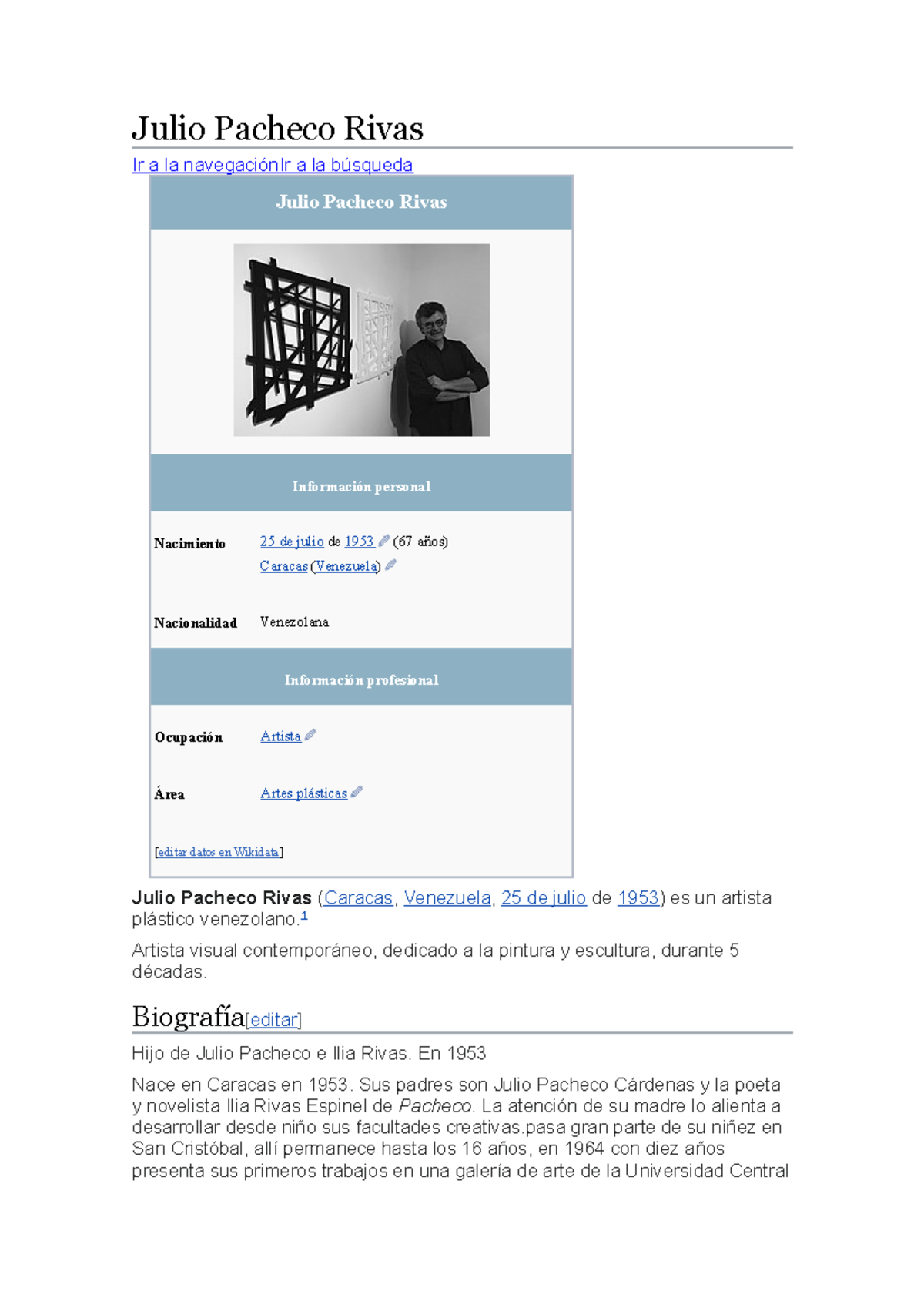 Julio Pacheco Rivas - BIBLIOGRAFIA - Julio Pacheco Rivas Ir a la ...