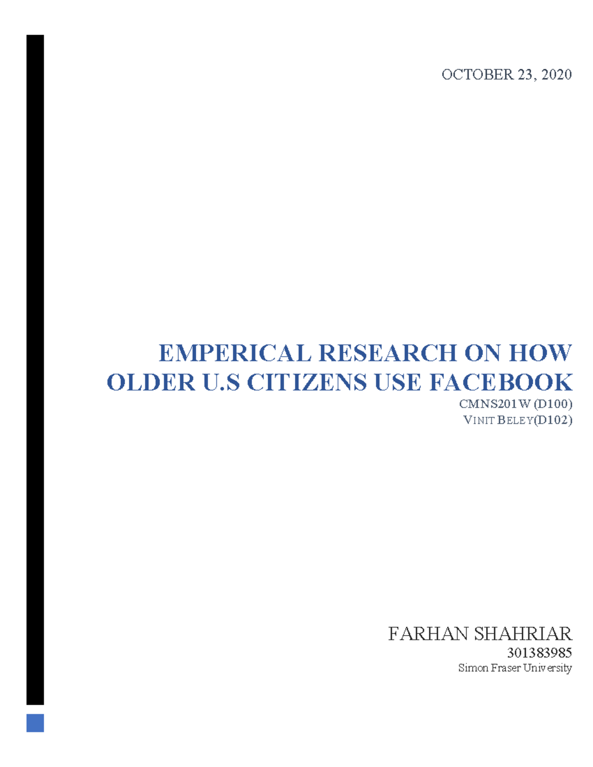 CMNS201 Assignment 1 - Warning: TT: undefined function: 32 Warning: TT: undefined function: 32 ...