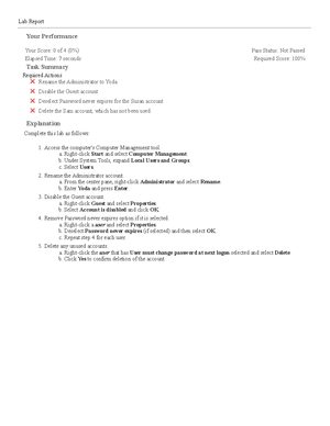 Test Out Lab Sim 5 - Lab 5.3.5 Configure a Perimeter Firewall - Pass ...